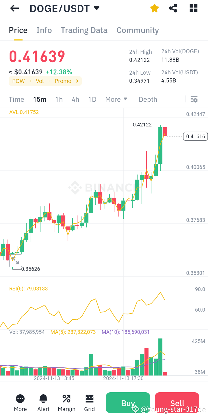 hy guys what is the next target of $DOGE please give some op | Young ...