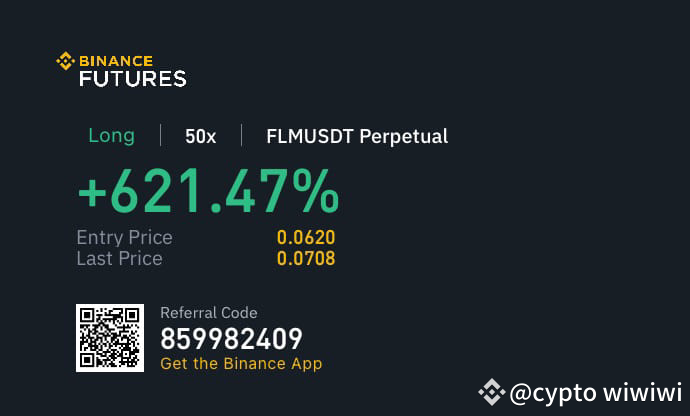 Trust the process of total profit 600% to 1k let’s goooo$FLM | cypto wiwiwi on Binance Square