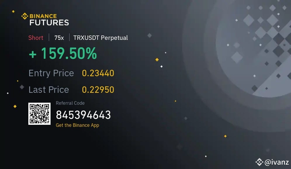 $TRX hoping for more! | ivanz on Binance Square