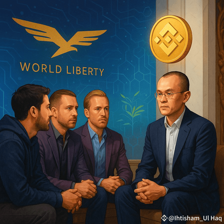 ⚡BREAKING: 🤝 WLFI Founders Meet CZ in Abu Dhabi 🌍 Zach W | Ihtisham_Ul ...