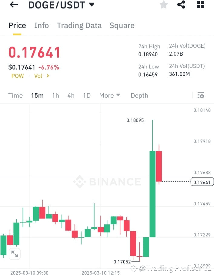 🚀 $DOGE /USDT – Sharp Pullback! Will Bulls Defend Key Suppo | Trading Profiser 01 on Binance Square