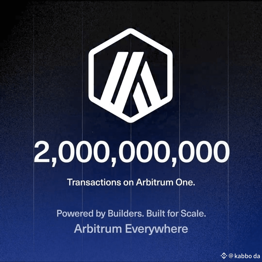 Arbitrum just did it again, 2 BILLION transactions and count | kabbo da ...