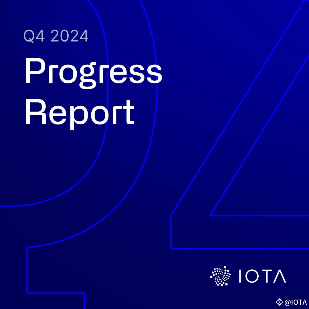 🌐 Q4 was pivotal for #IOTA in 2024, with significant progre | IOTA on ...
