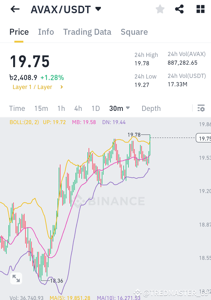 $AVAX 🚀 BUY AVAX TOKENS NOW – AVALANCHE IS READY TO ERUPT! | TREDMASTER_69 on Binance Square
