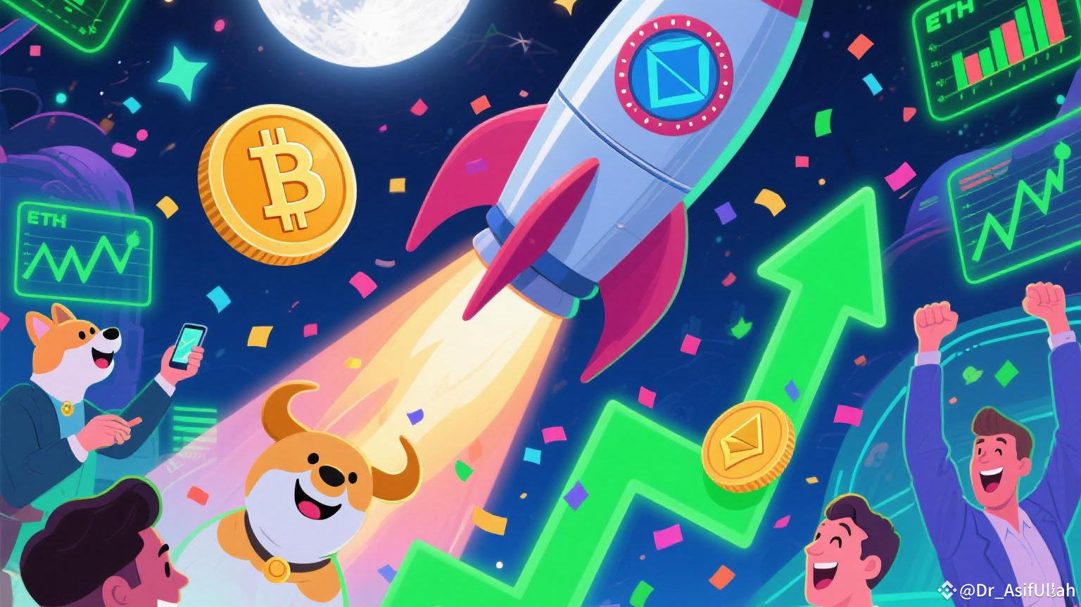 🚀💸 CRYPTO EXPLOSION: BTC, ETH & MEME COINS BLAST OFF TO THE MOON! 🌕📈 ...