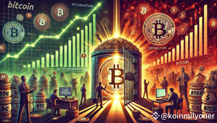 BTC From Accumulation to Distribution Bitcoin fell around ...