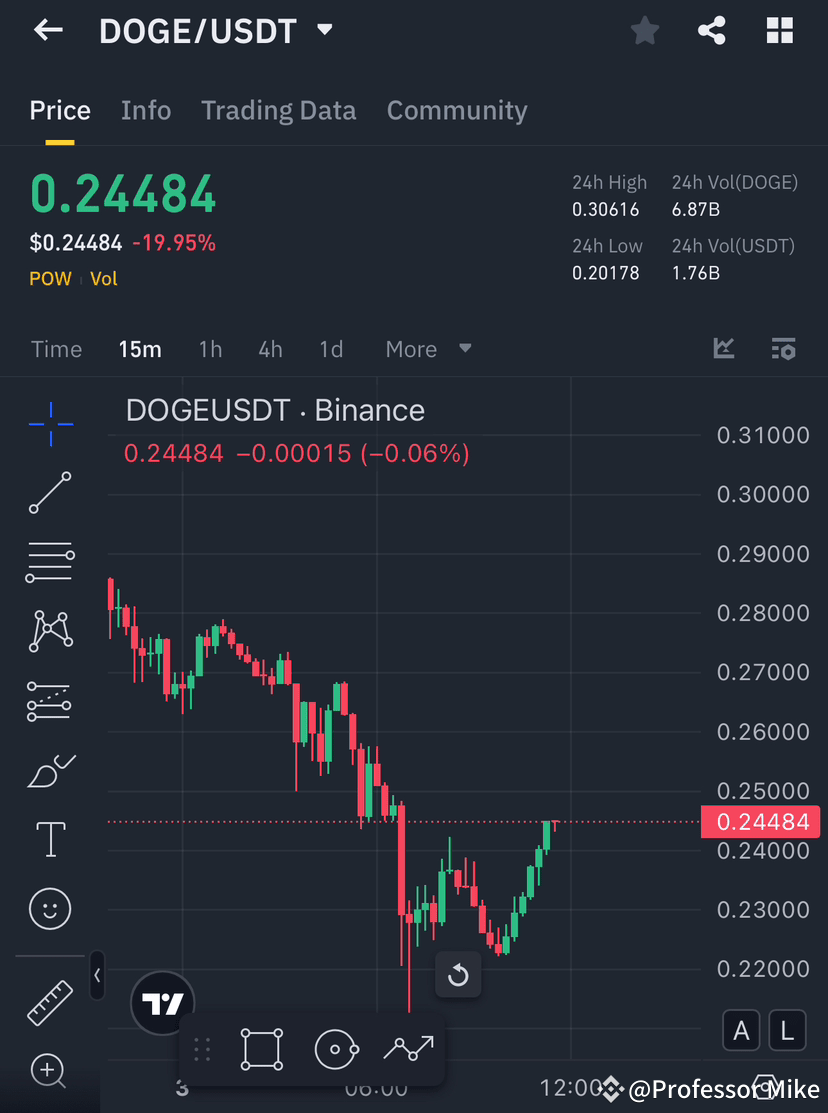 $DOGE /USDT Bull Run Confirmed – Momentum Shifting Upwards! | Professor Mike on Binance Square