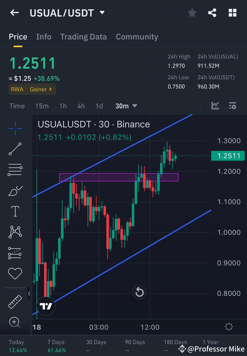 $USUAL /USDT: All Targets Achieved! Ready for the Next Wave? | Professor Mike on Binance Square