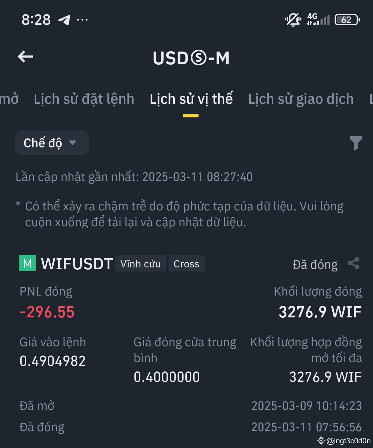 $WIF $BTC Sorry, I can't take it anymore, hello everyone, I ...