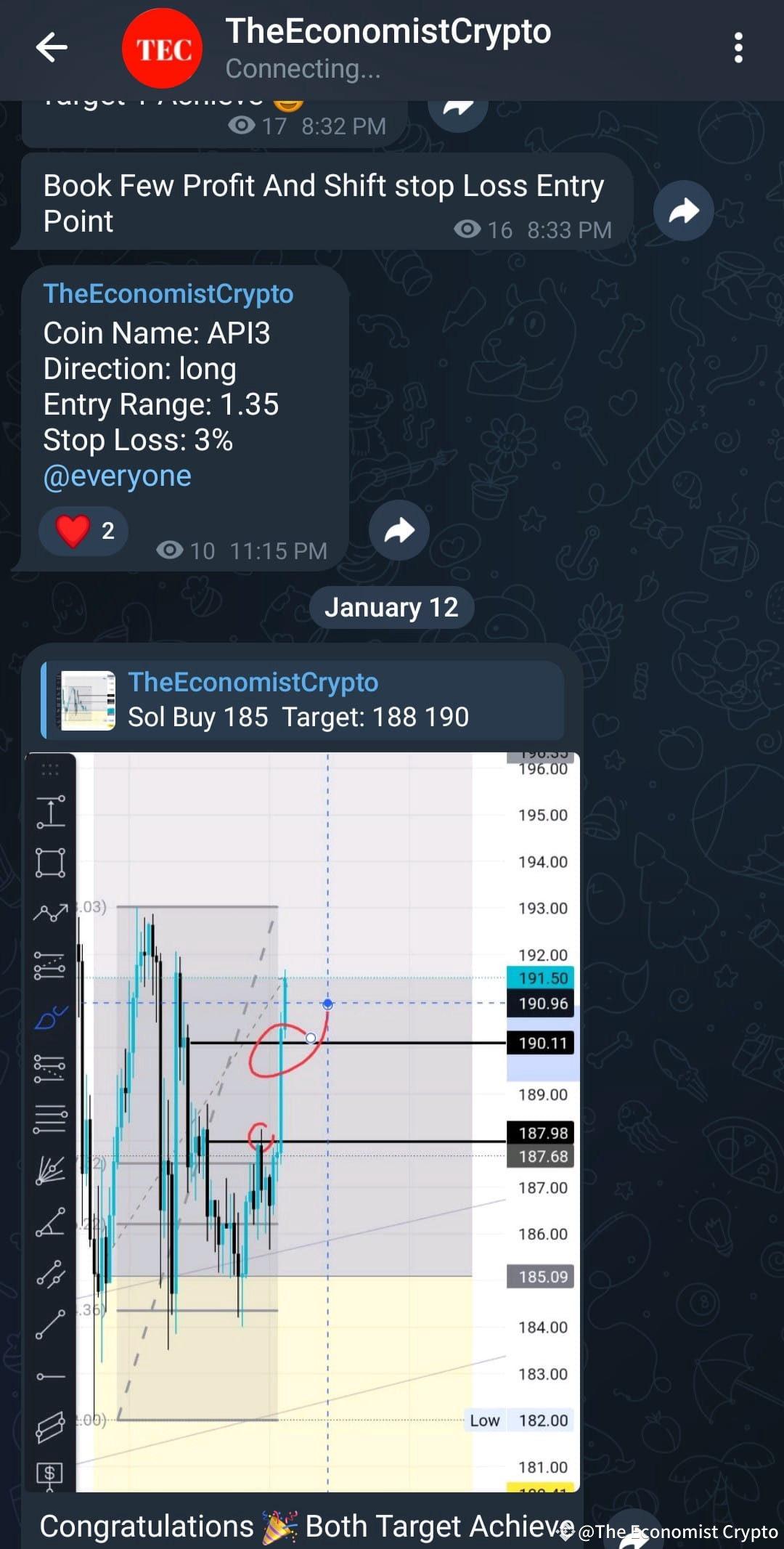 $SOL both Target Achieve #BinanceAlphaAlert | The Economist Crypto on Binance Square