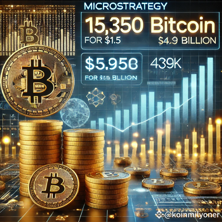 MicroStrategy Buys 15,350 Bitcoin for $1.5B, Bringing Its To | koinmilyoner on Binance Square