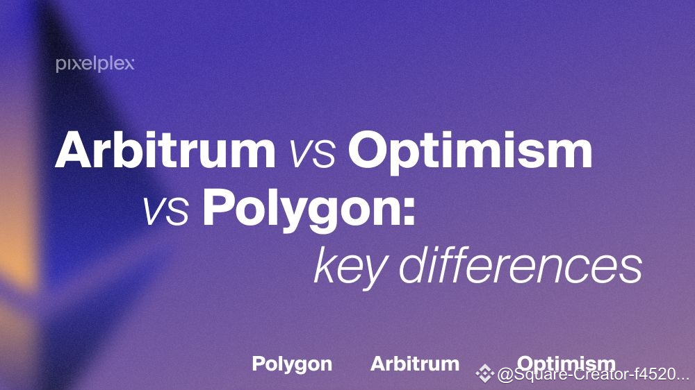 Arbitrum vs. Polygon vs. Optimism Ethereum congestion solutions | Abdelbagi adam on Binance Square