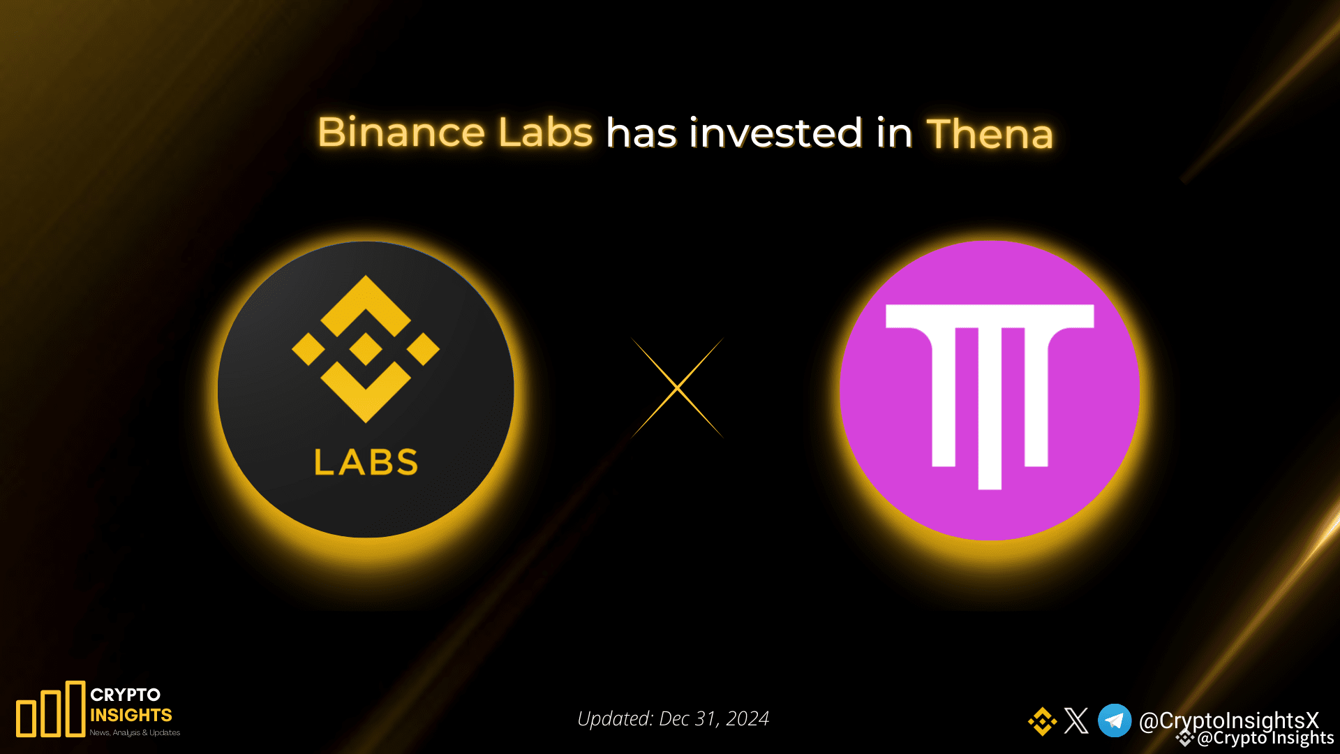 📢 Binance Labs has invested in Thena #THENA is a decentra | Crypto Insights on Binance Square