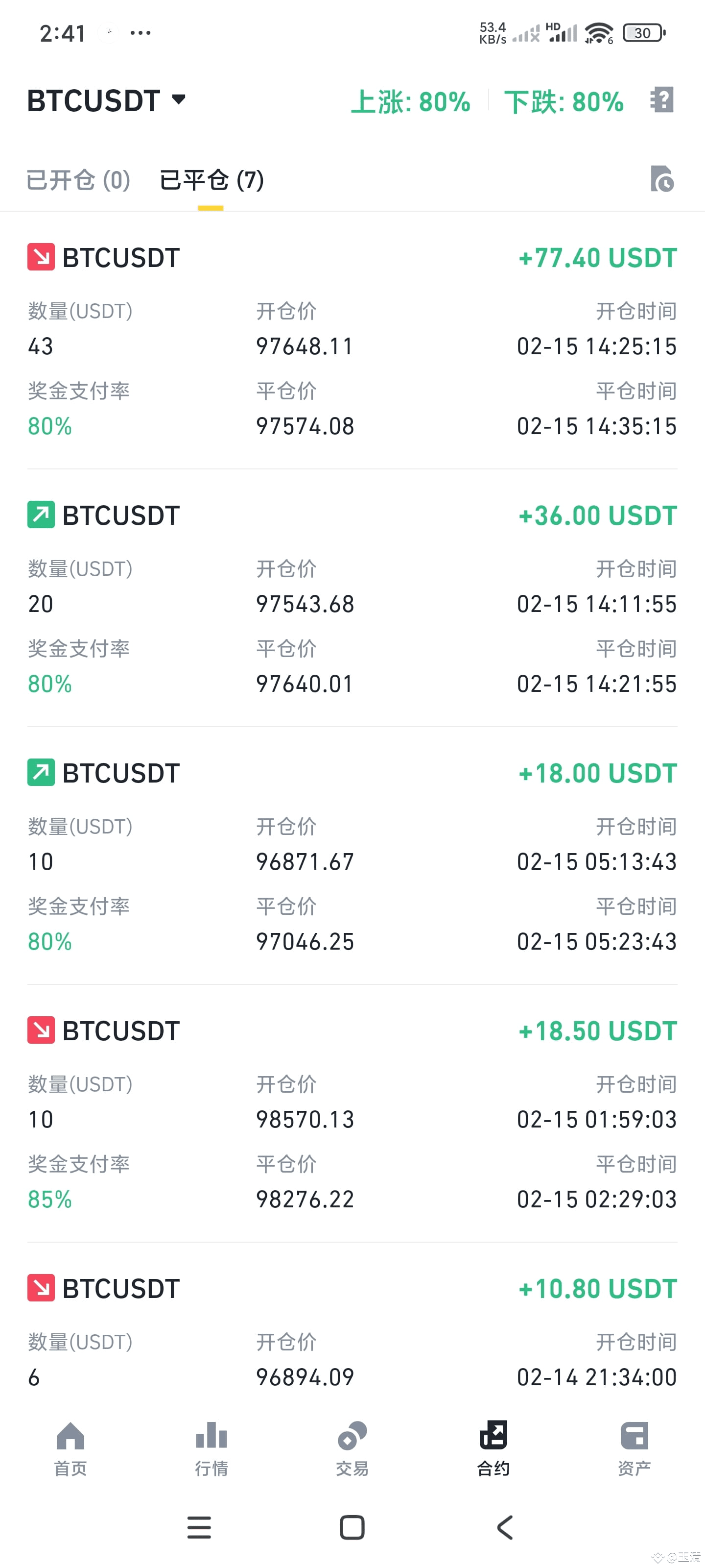 $BTC #事件合约 5U God of War. Cool. | 玉清 on Binance Square