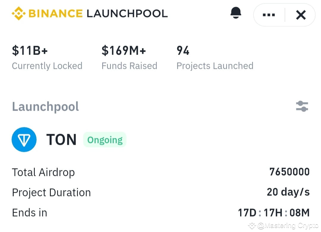 Are You Farming Toncoin on Binance Launchpool ⛏️ Farm $TON | Mastering Crypto on Binance Square