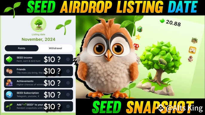 SEED Airdrop and Listing: Key Updates, Price Projections, and Community ...