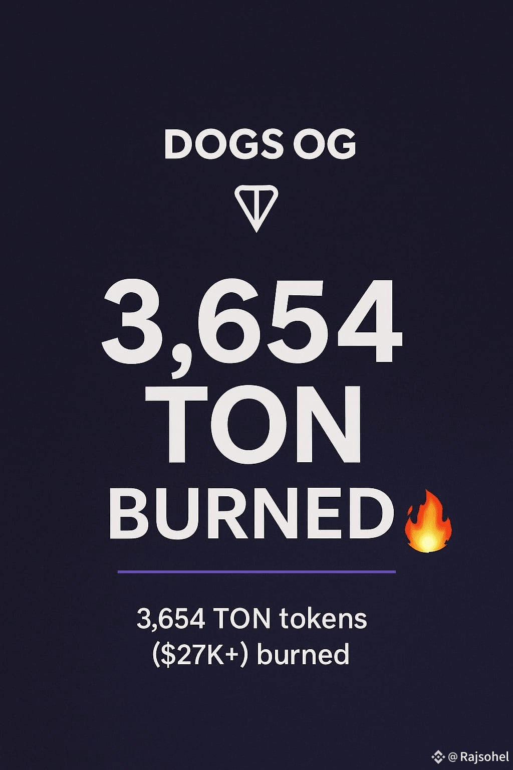 🔥 Massive Burn Alert! 🔥 DOGS OG just set the fire | Rajsohel on Binance ...