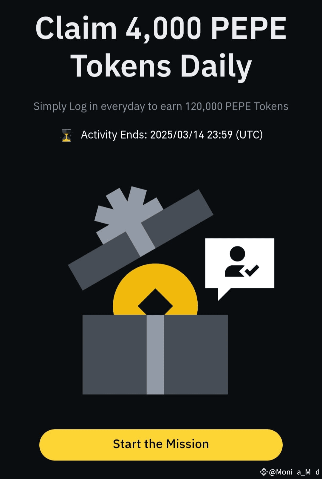 🚀 REMINDER🌟: Claim Your 4,000 $PEPE Today! 🤑🐸 #PEPE #Cry | Monika_Mod ...