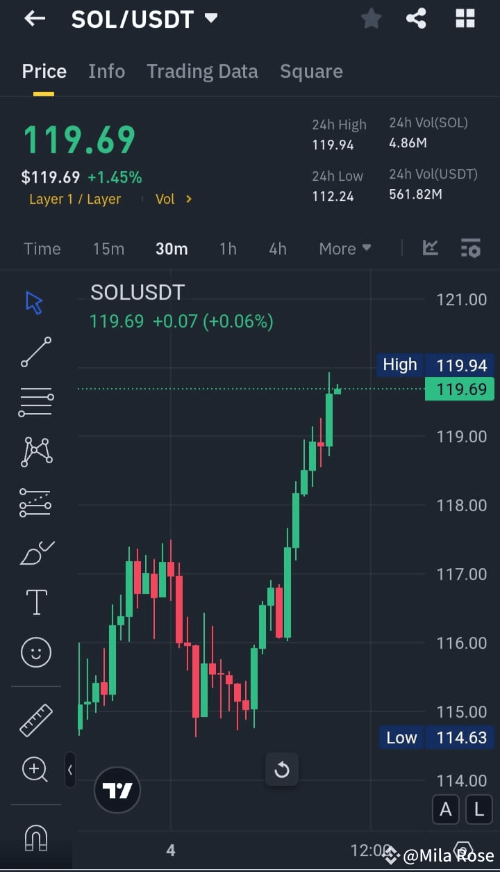 $SOL /USDT: Bull Run Alert ..!🚀🔥 Ready for Next Opportun | Mila Rose on Binance Square