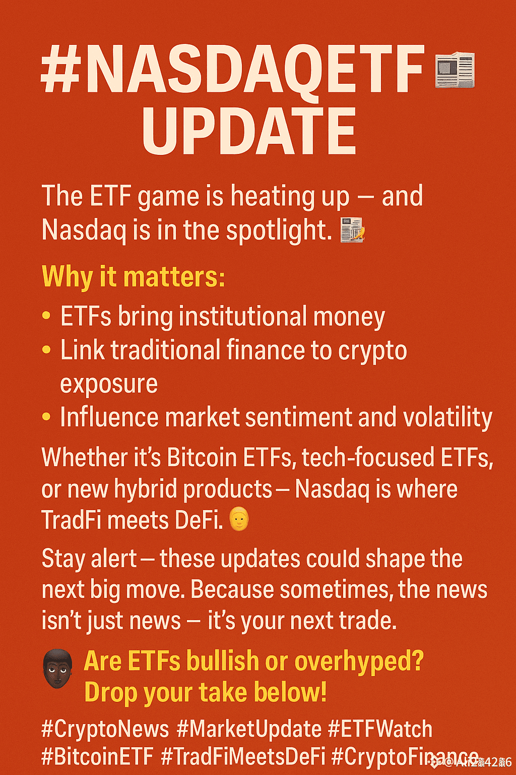 #NasdaqETFUpdate The ETF game is heating up and Nasdaq is | Ali284286 ...