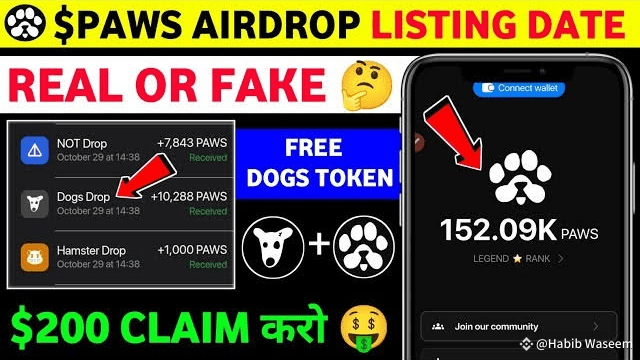 PAWS Airdrop Update: Major Exchange Listing Imminent | Habib Waseem on Binance Square