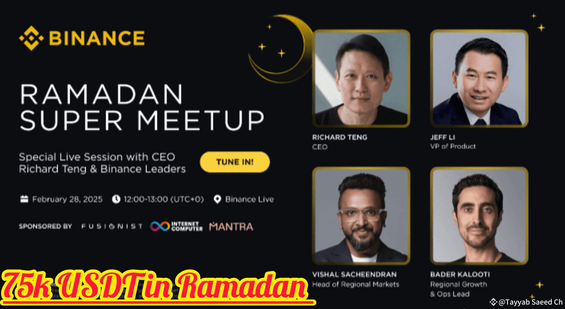 click here for registration *EXCLUSIVE INVITATION: Join the | Tayyab Saeed Ch on Binance Square