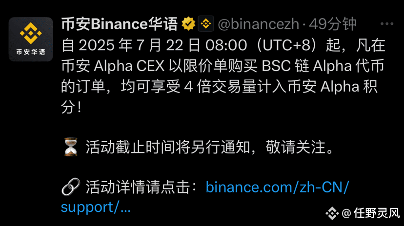 Binance's Major Benefit! Alpha Token Trading Volume Counts 4 Times ...