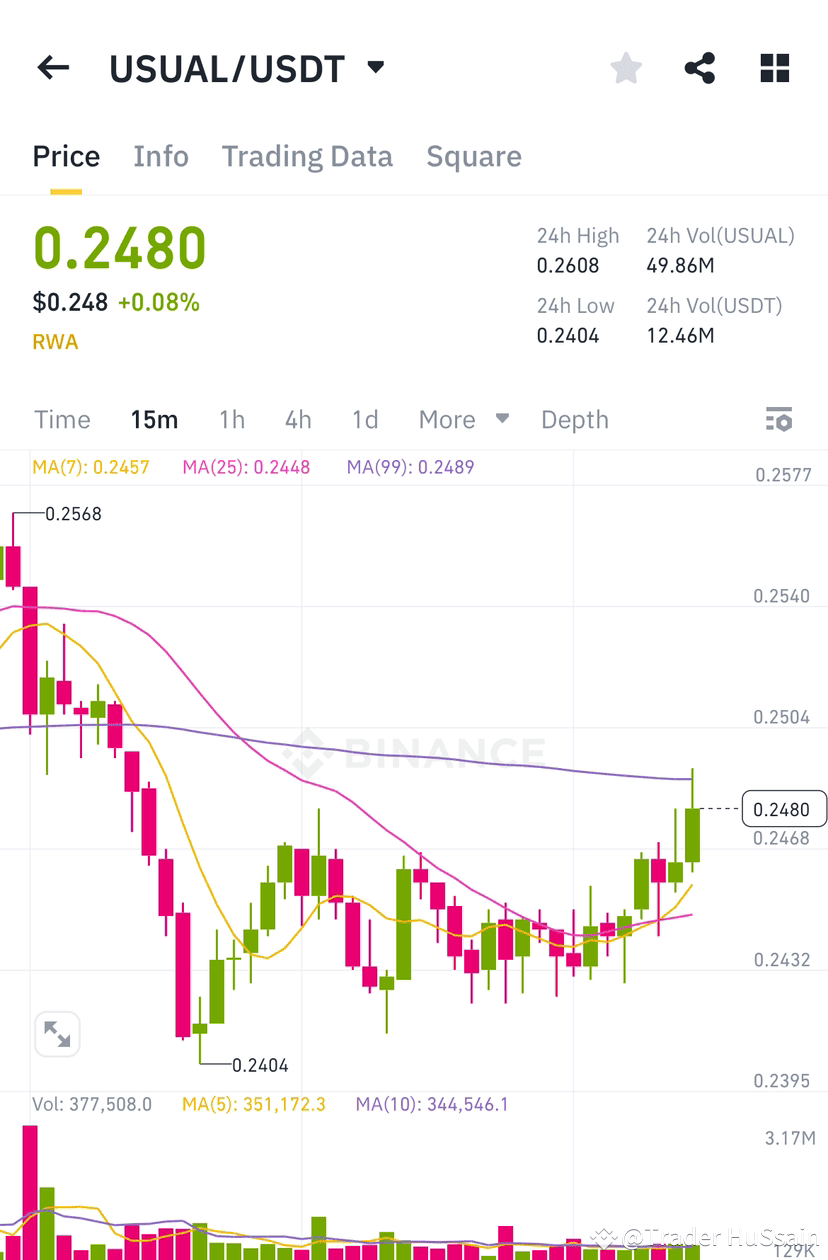 🚀 $USUAL L/USDT Bouncing Back! Is a Breakout Coming? 🔥📈 | Trader HuSsain on Binance Square