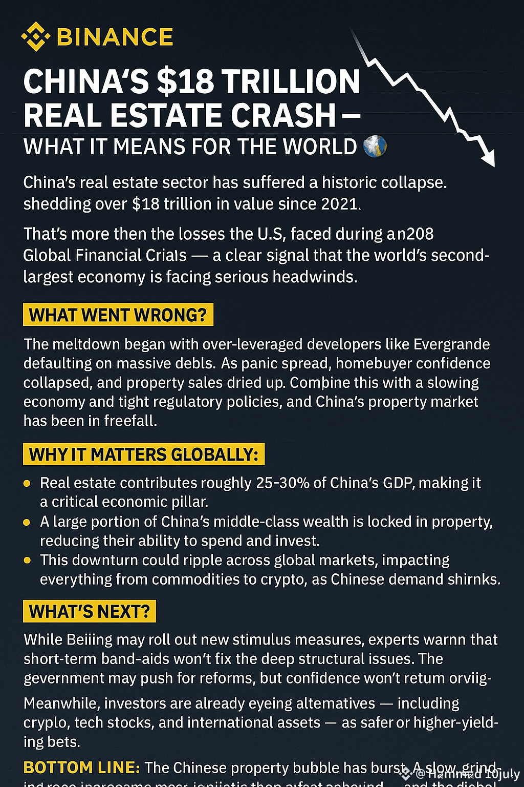 China’s $18 Trillion Real Estate Crash: Why Crypto Could Be | Hammad ...