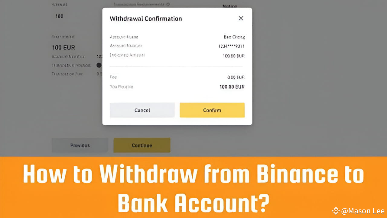 How to Withdraw Funds from Binance to Your Bank Account | Mason Lee on ...