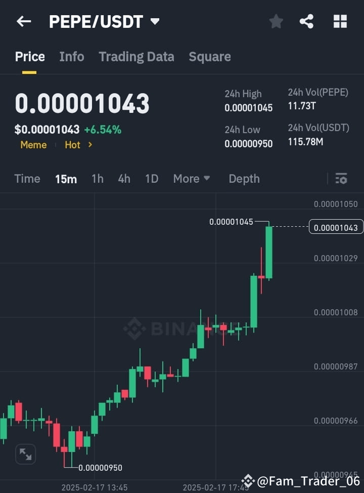 🚀 $BNB PEPE/USDT on the Rise! 🚀 🐸 PEPE is making waves | Fam_Trader_06 on Binance Square