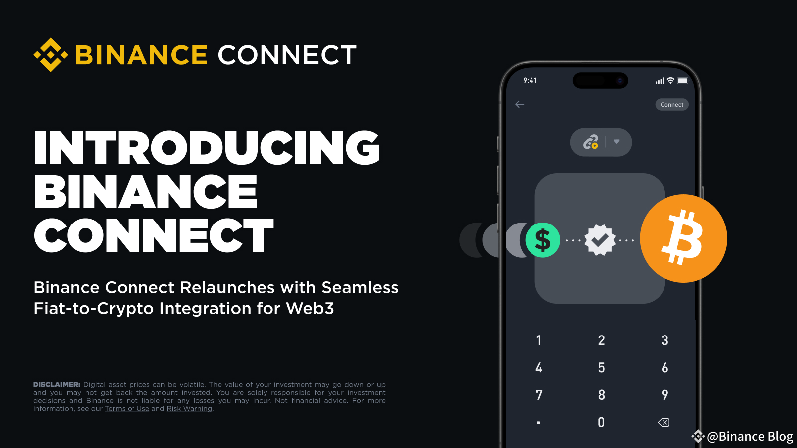 Binance Connect Relaunches with Seamless Fiat-to-Crypto Integration for Web3 | Binance Blog on ...