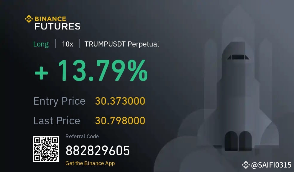 $TRUMP profit follow me | SAIFI0315 on Binance Square