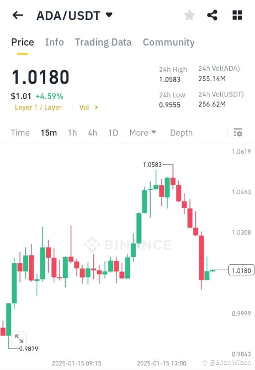 🚀 $ADA /USDT – Cardano in the Spotlight! Can ADA Continue I | Brian Wilson on Binance Square