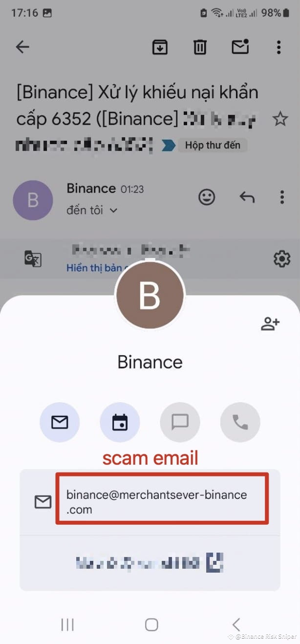 Beware of suspicious emails impersonating Binance Scammers s | Binance ...