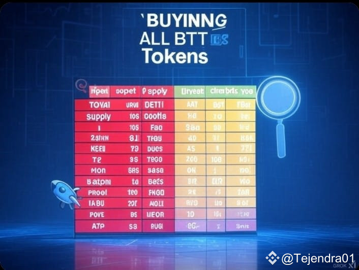 🔍 How Much Money Would You Need to Buy All $BTTC Tokens? | Tejendra01 ...