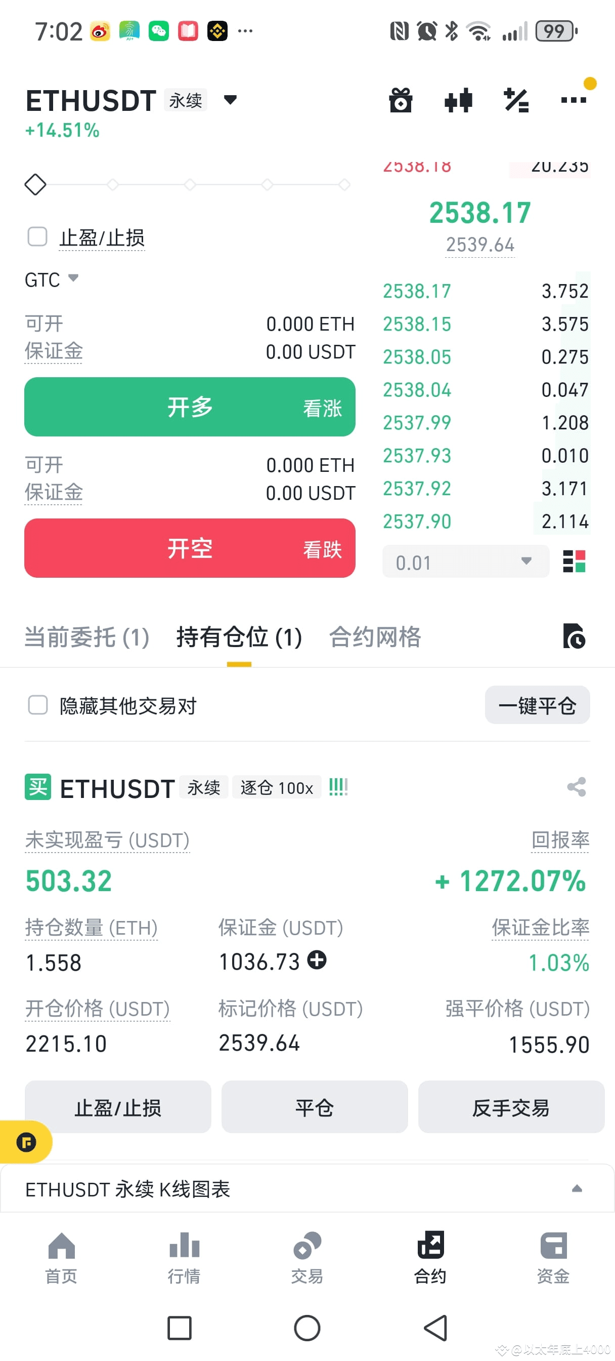 Thank you for sparing my life. Half of Ping has left. | 以太年底上4000 on ...