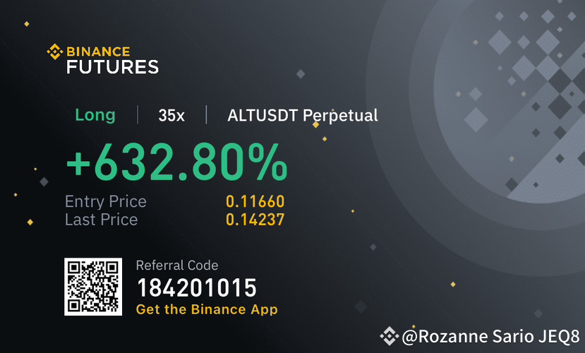 $ALT I Love ALT 🚀🚀🚀 | Rozanne Sario JEQ8 on Binance Square