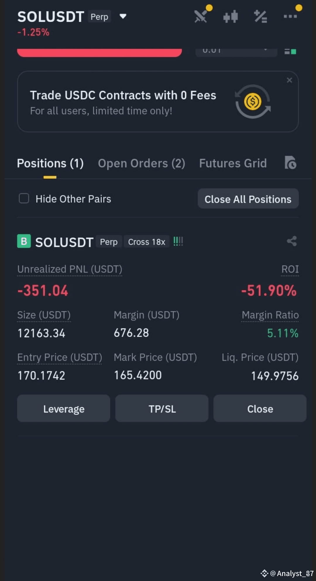 close or hold please suggest me 😭$SOL | Analyst_87 on Binance Square