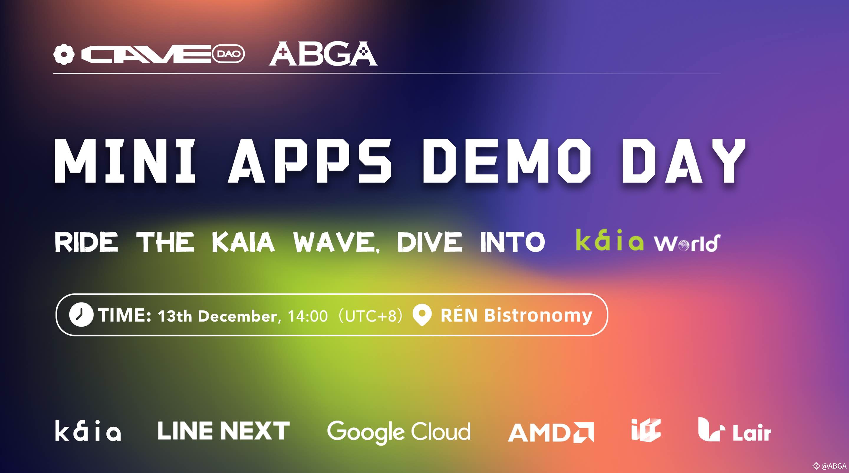 Join us for the Mini Apps Demo Day during Taipei Blockchain | ABGA on Binance Square