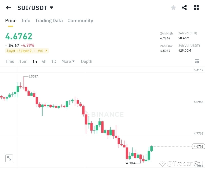 $SUI /USDT Trading Signal - Bearish Trend Under Pressure Cu | Trader Rai on Binance Square