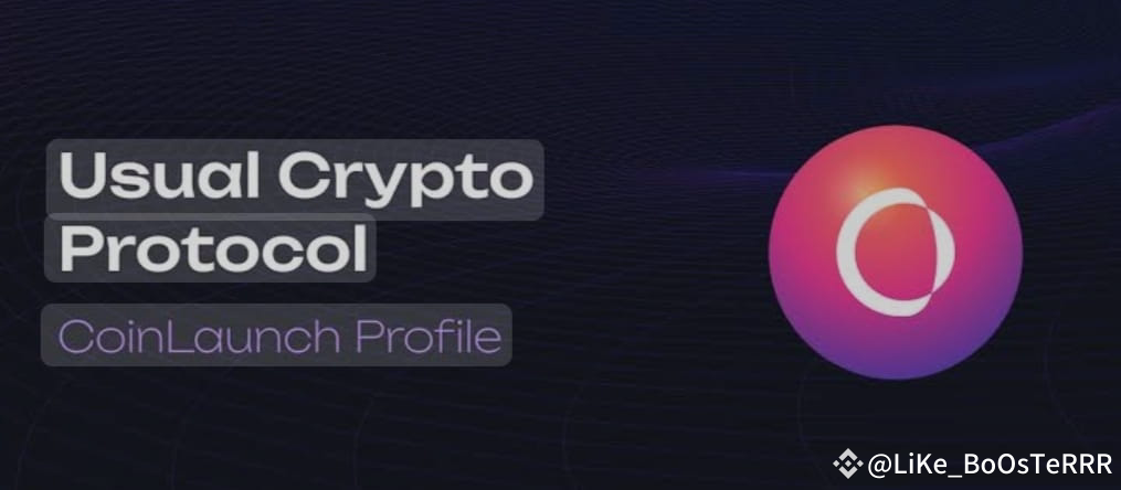 WHAT IS $USUAL Usual is a secure and decentralized fiat-ba | IndoCrypto Booster on Binance Square