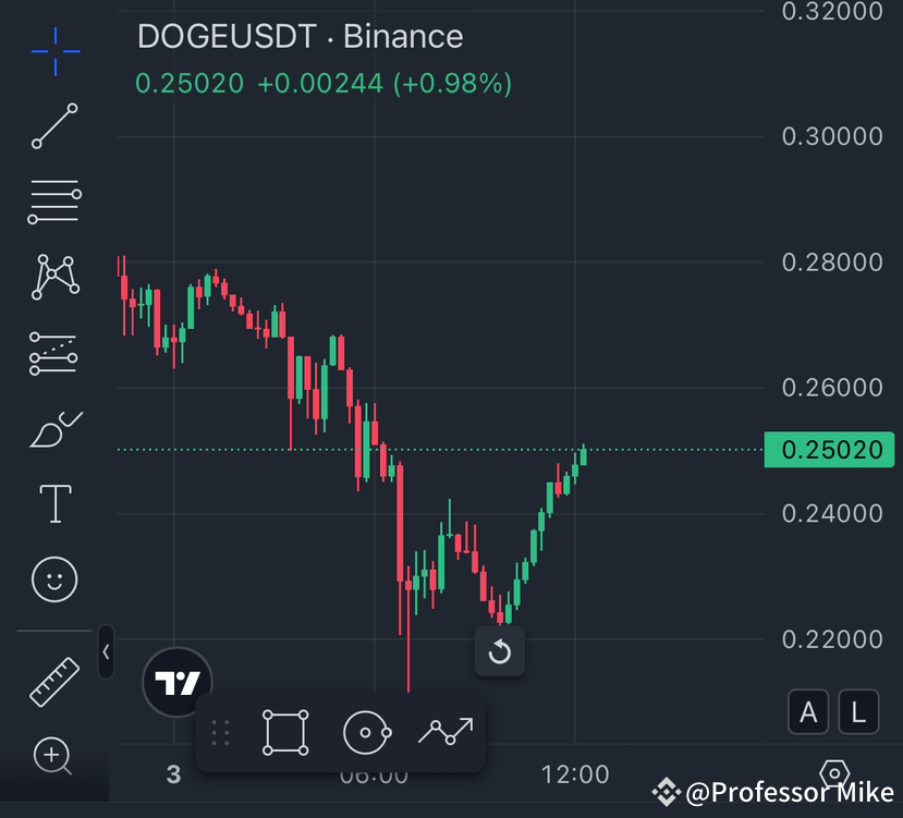 $DOGE /USDT Trading Signal – Bullish Momentum is Building!💯 | Professor Mike on Binance Square