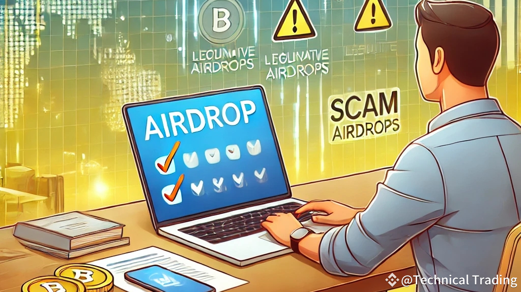 How to find real airdrops💰 and avoid scams?⚠️ | TechnicalTrader on ...