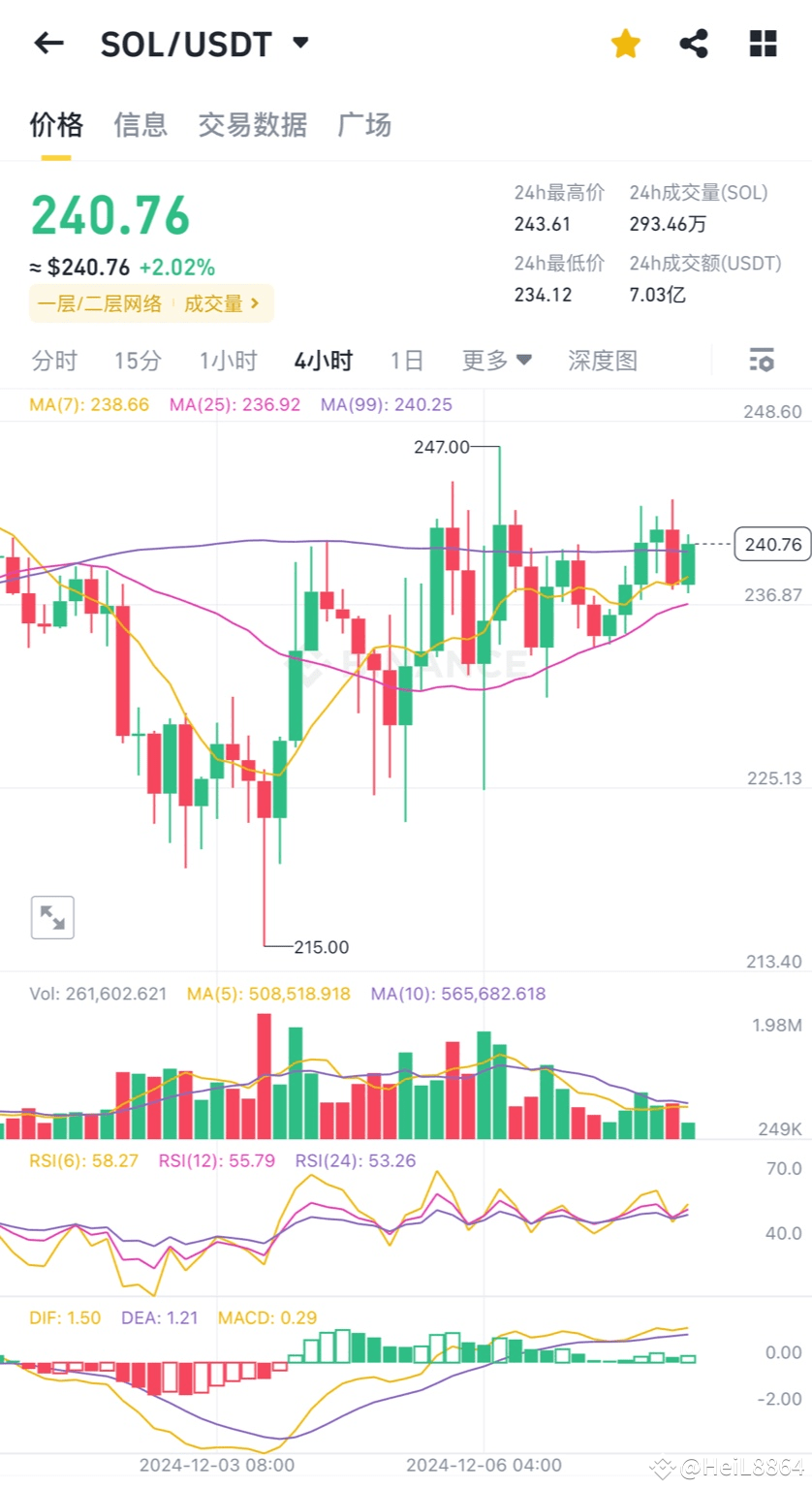 SOL Bullish Rebound: Can it Break the $247 Resistance? Marke | HeiL8864 ...