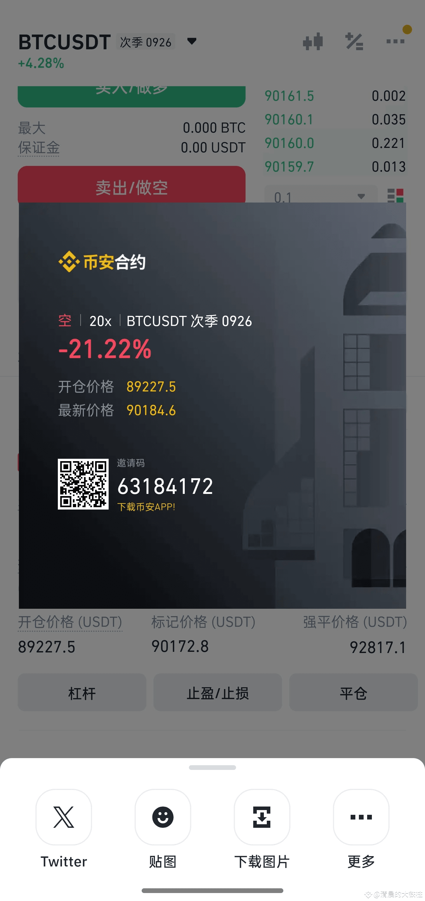 $BTC The knockoff is吐了! Recently, the profit after deducti | 清晨的大铁柱 on ...