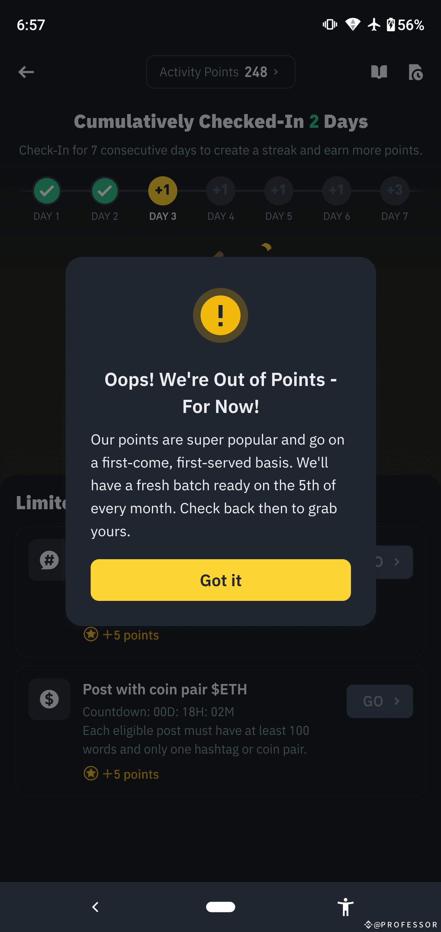 how to fix that problem 😕 just 2 days we collect then this | P R O F E ...