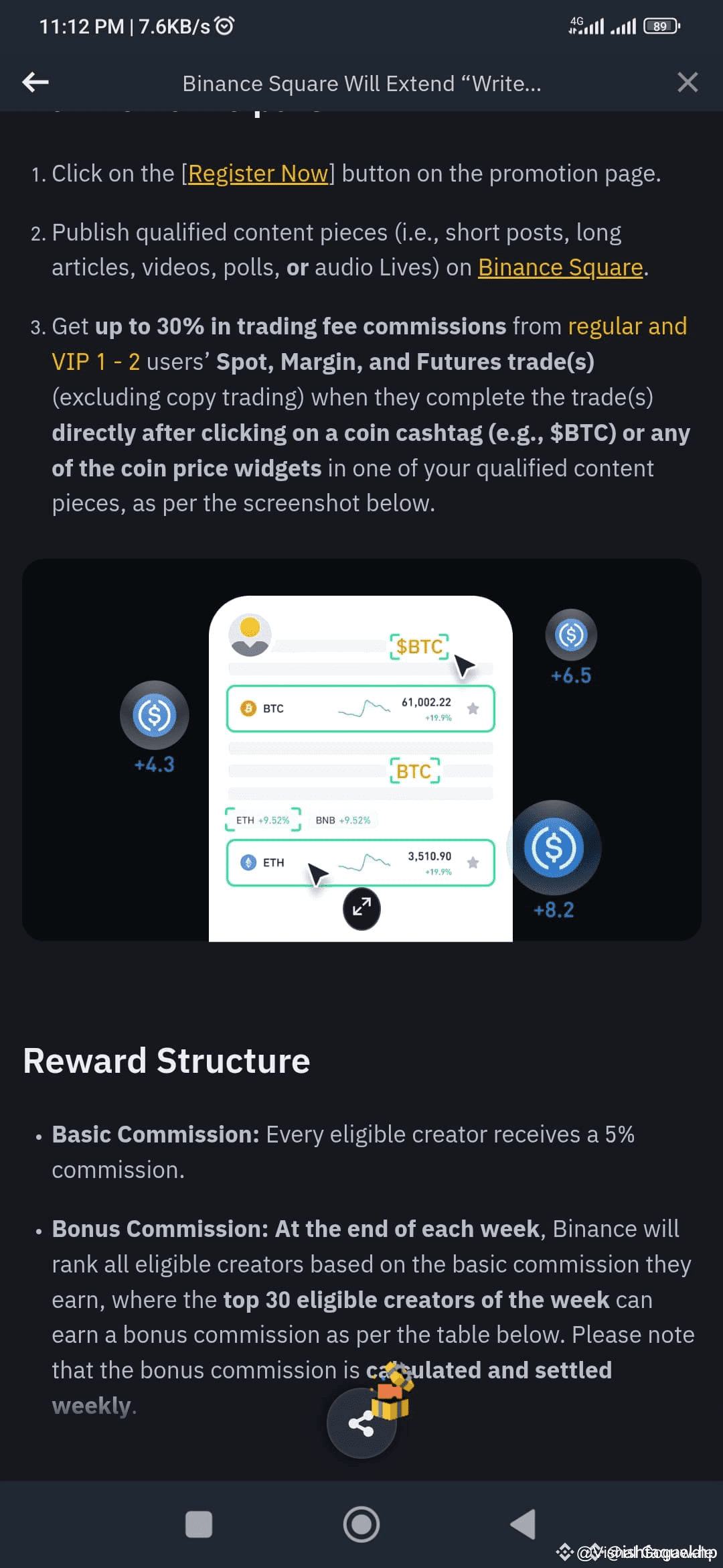 main reason why many don't get $BTC rewards on #Write2Earn | Vishal ...