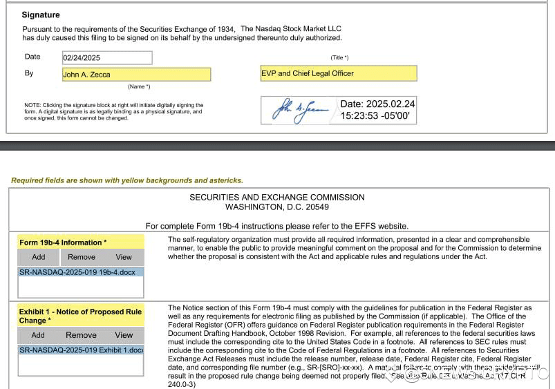 Nasdaq has officially filed a 19b-4 application with the SEC | 5NEWs ...