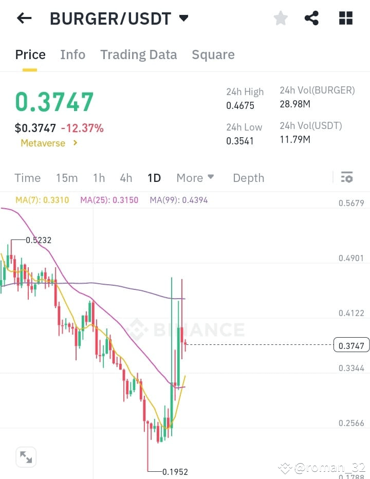 Trading Analysis & Signal forburger/USDT $BURGER /USDT has | SARAKI BALOCH on Binance Square
